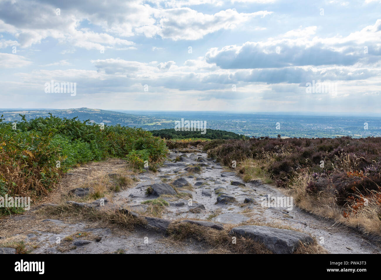 Quaint old English footpath Stock Photo - Alamy