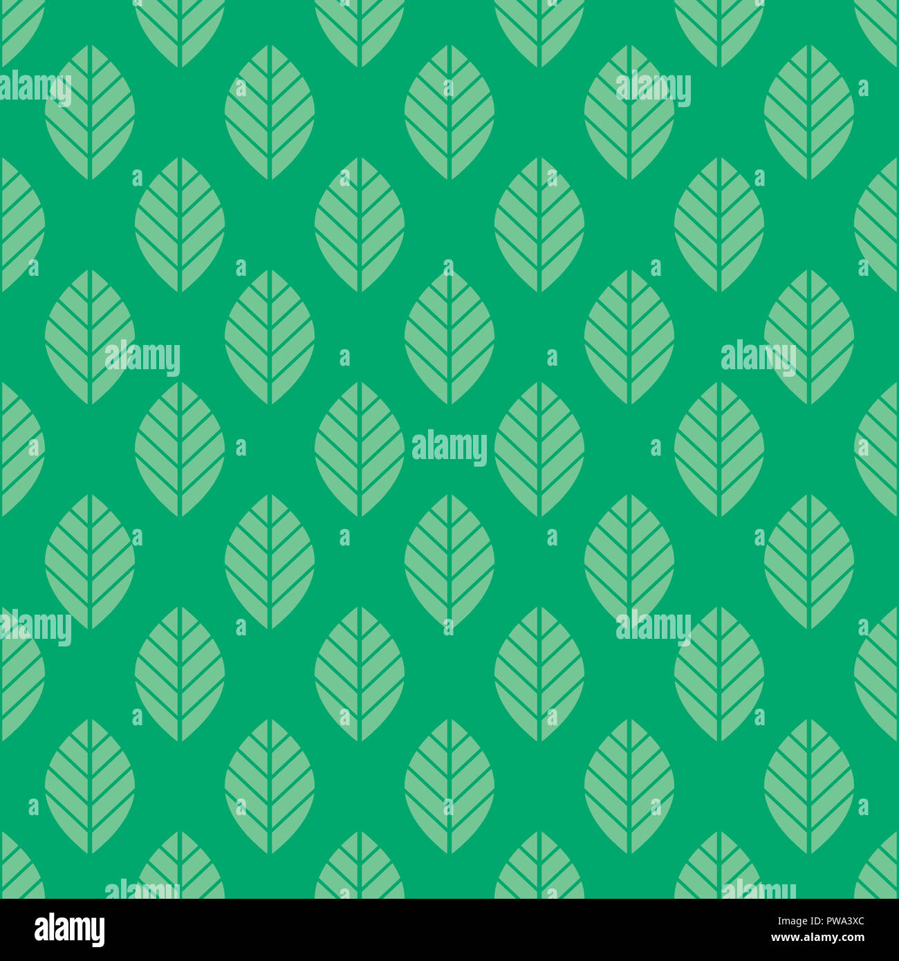 Seamless leaf pattern background Stock Photo - Alamy