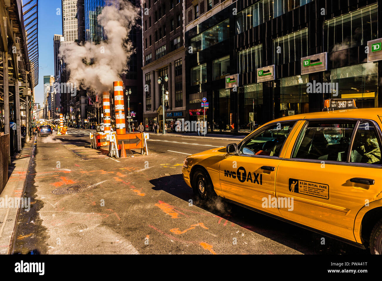 New York City steam system Vents Manhattan New York, New York, USA ...