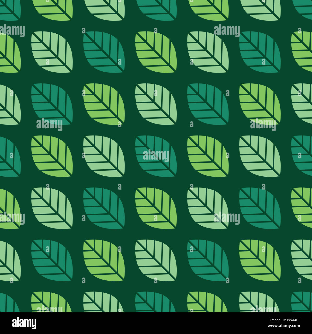 Seamless leaf pattern background Stock Photo - Alamy