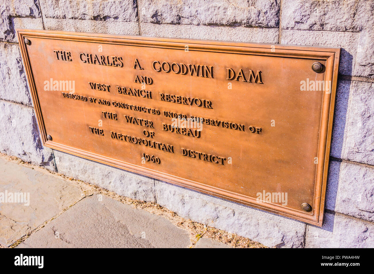 Hogback Dam Hartland, Connecticut, USA Stock Photo - Alamy