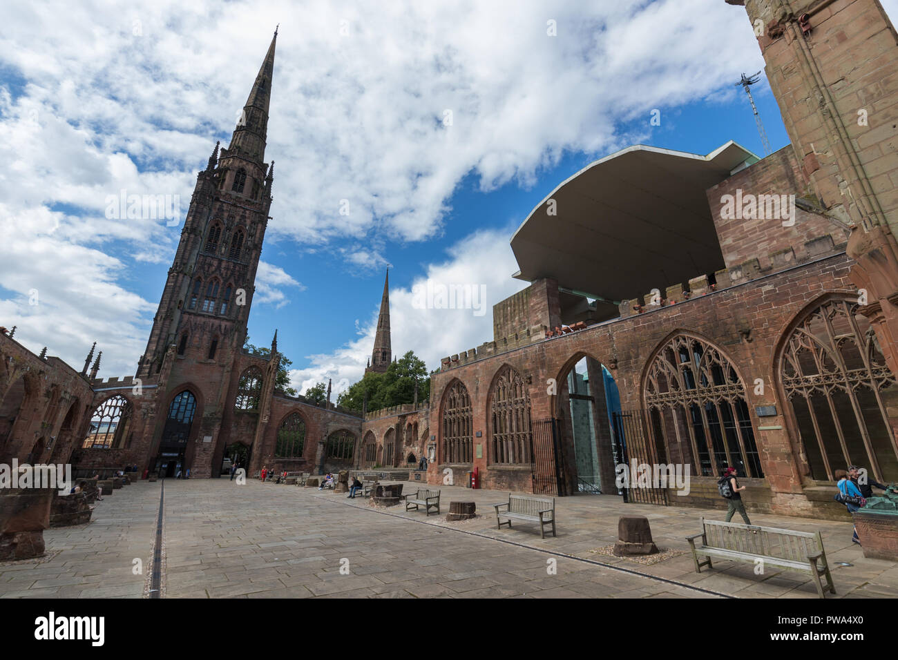 Coventry Cathedral Church Ruins in Coventry UK Stock Photo - Alamy