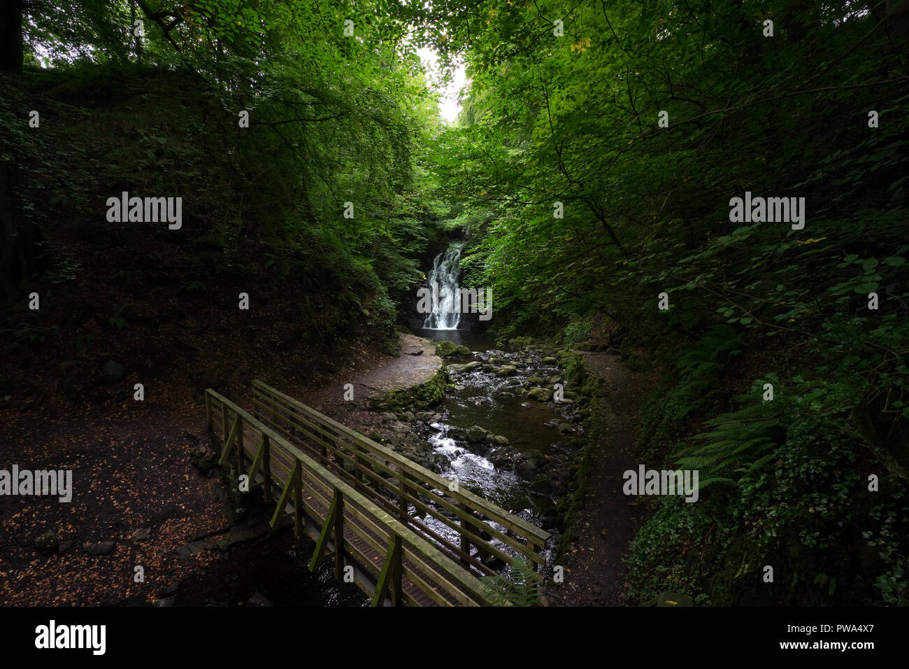 Gleno waterfall hi-res stock photography and images - Alamy