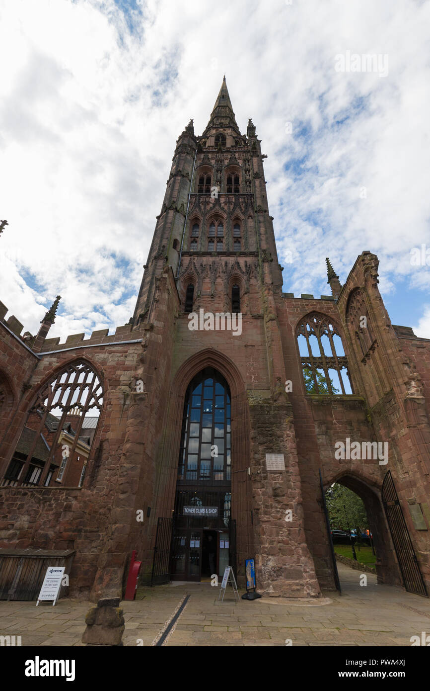 Coventry Cathedral Church Ruins in Coventry UK Stock Photo - Alamy