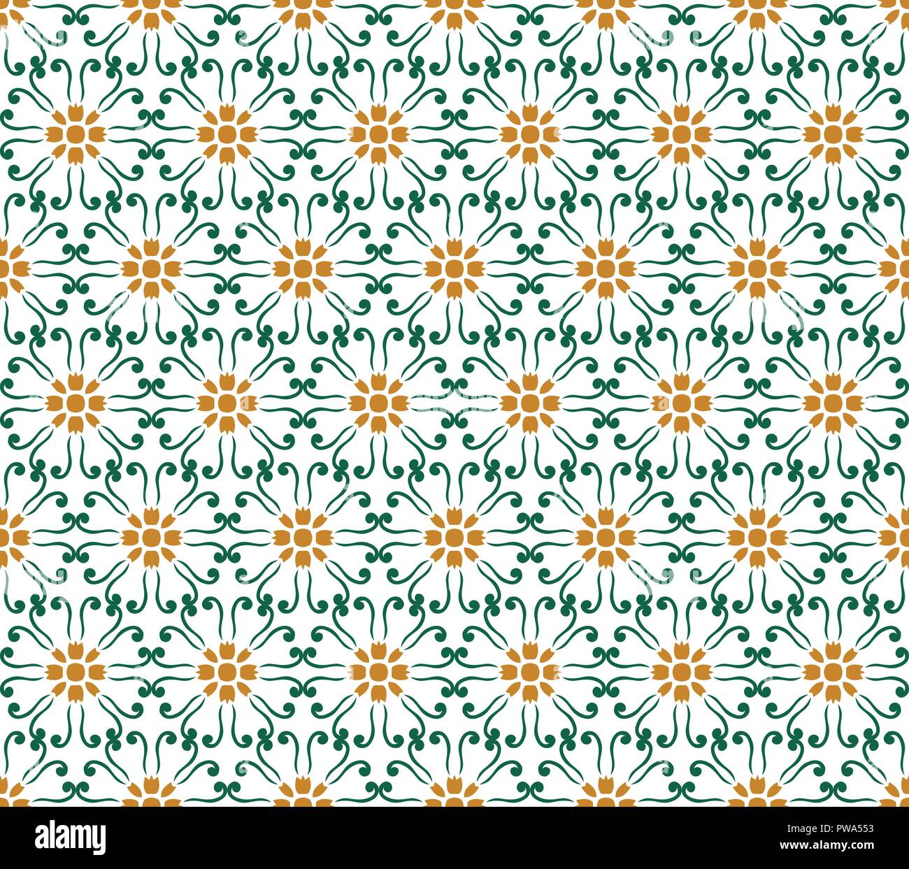 geometric flower floral seamless pattern background Stock Vector Image ...
