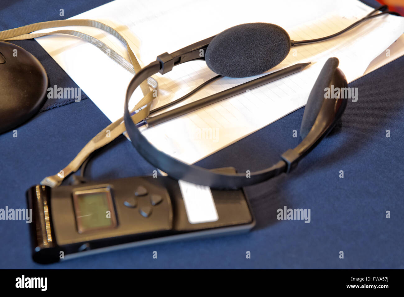 Headphones used for simultaneous translation equipment simultaneous ...