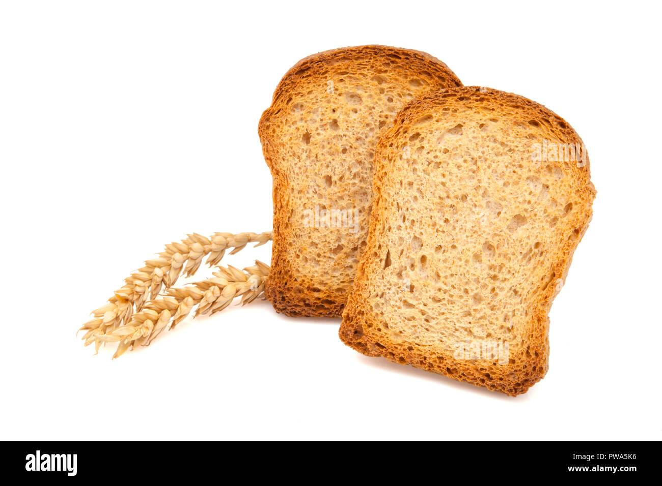 Toast slices Cut Out Stock Images & Pictures - Alamy