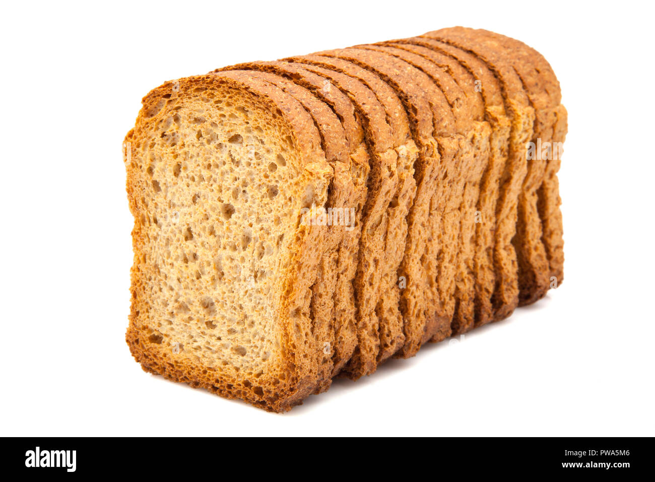 toast in line on white fund Stock Photo - Alamy