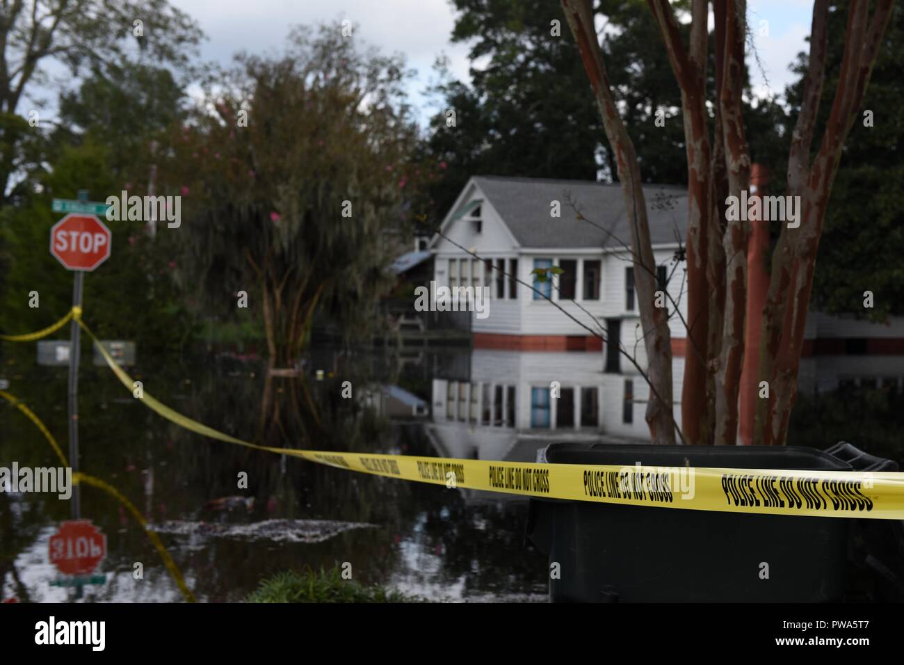 Flood waters engulf homes along main street in the aftermath of ...