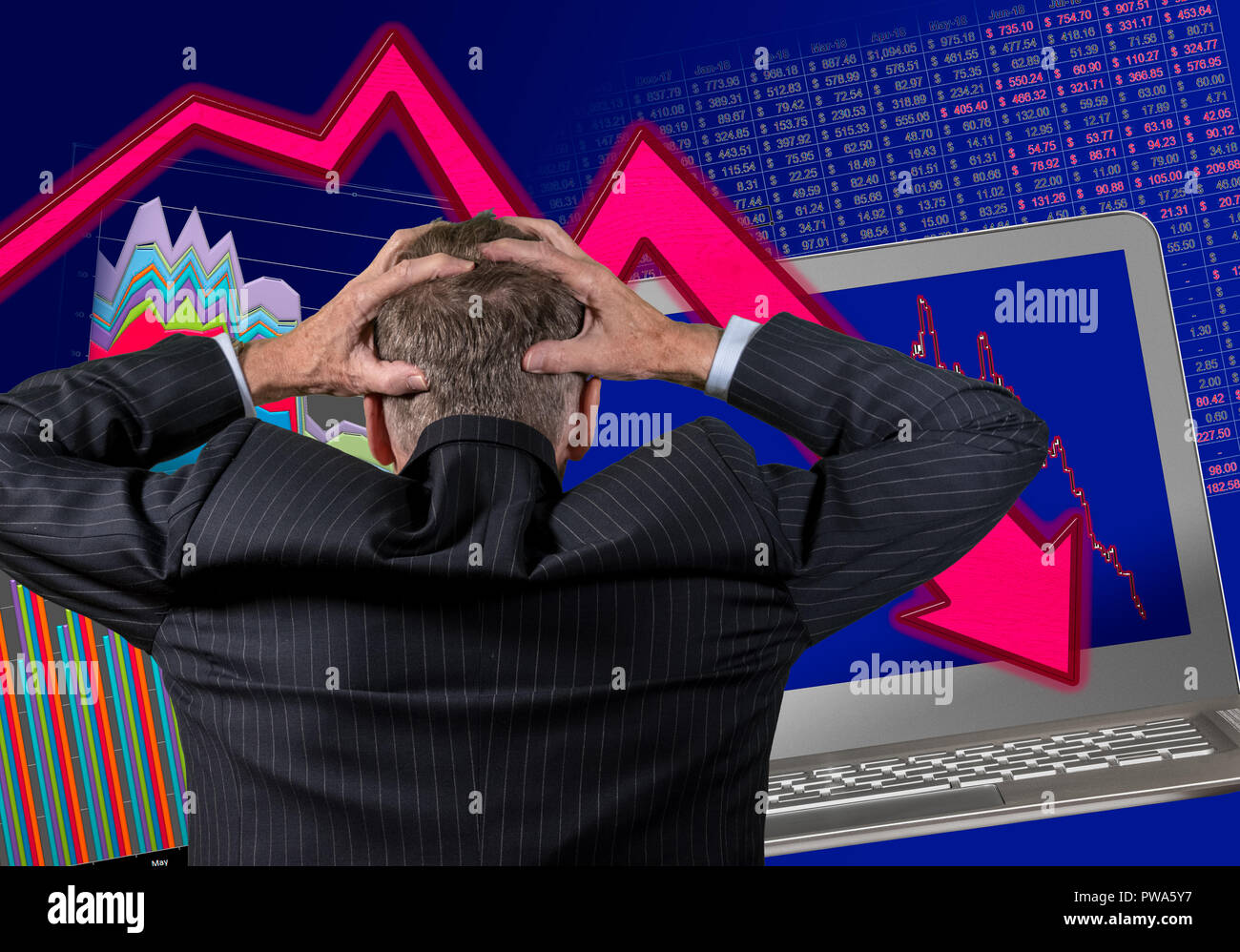 Market crash hi-res stock photography and images - Alamy