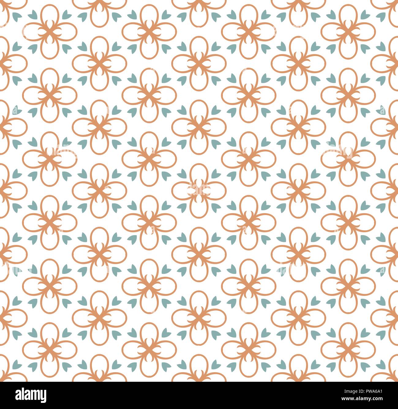 geometric flower floral seamless pattern background Stock Vector Image ...