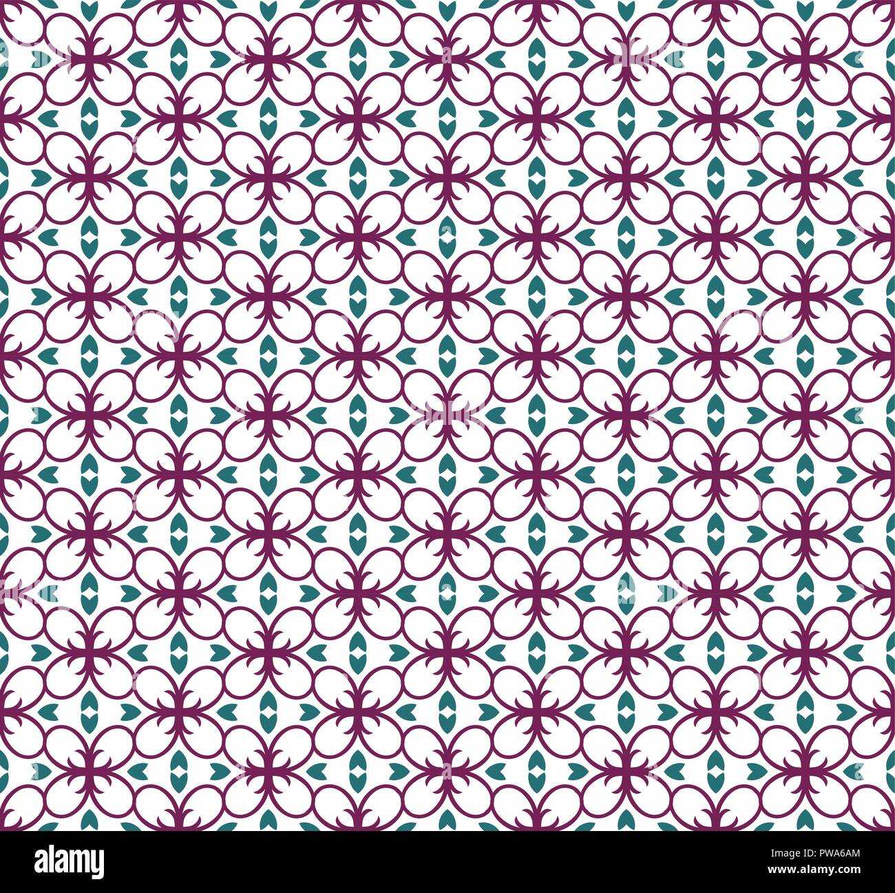 Geometric floral elements Stock Vector Images - Alamy