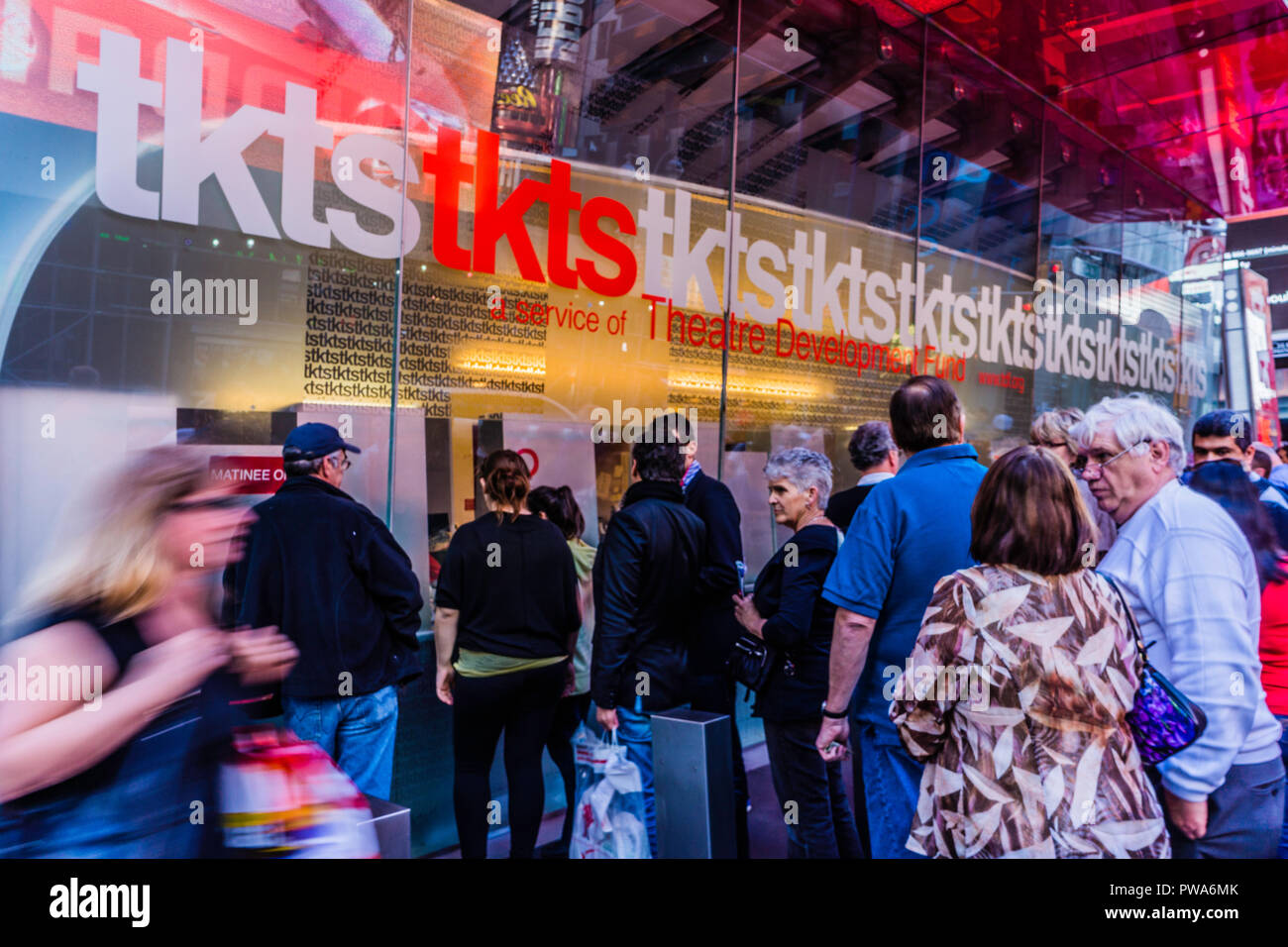 TKTS Times Square Manhattan New York, New York, USA Stock Photo - Alamy