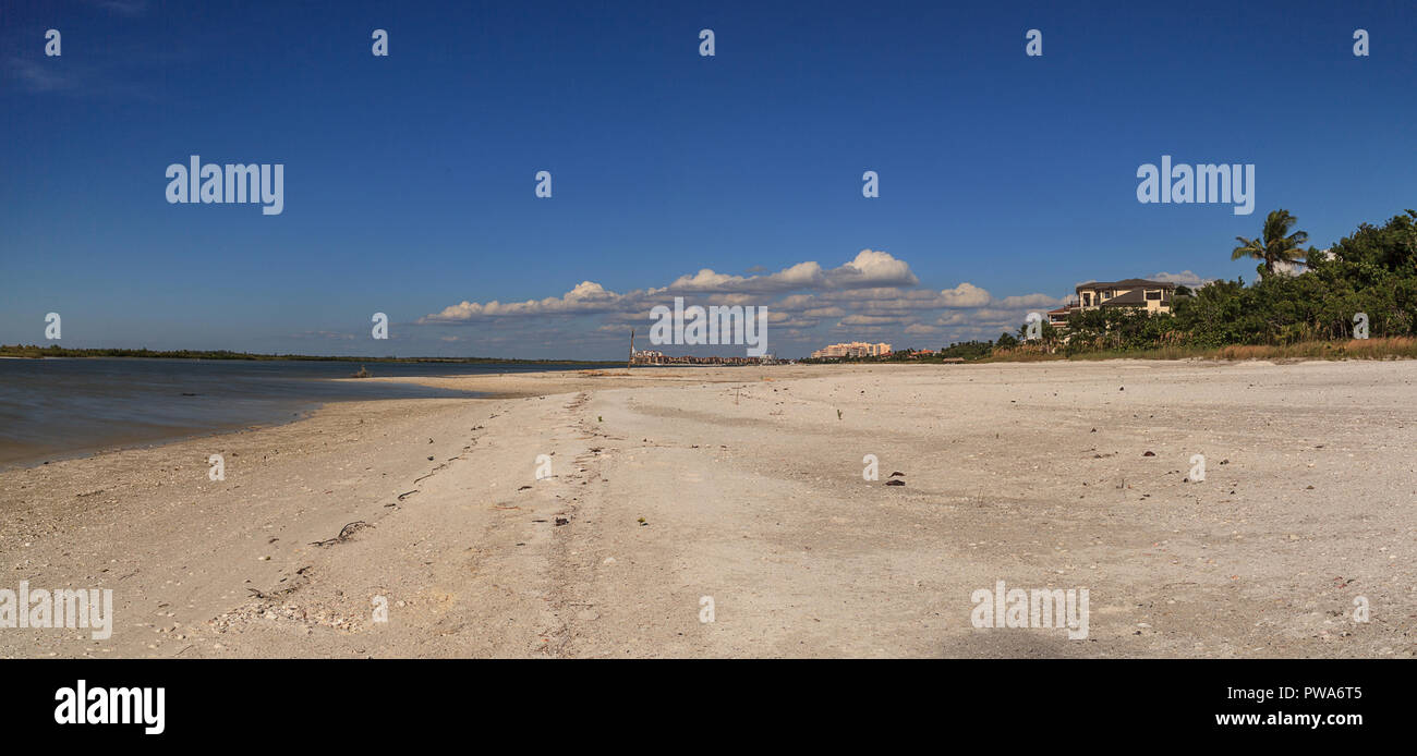 White sand private beach close to Tigertail Beach on Marco Island ...