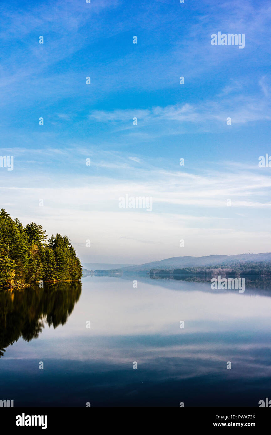 Saville Dam Barkhamsted Reservoir Barkhamsted, Connecticut, USA Stock ...