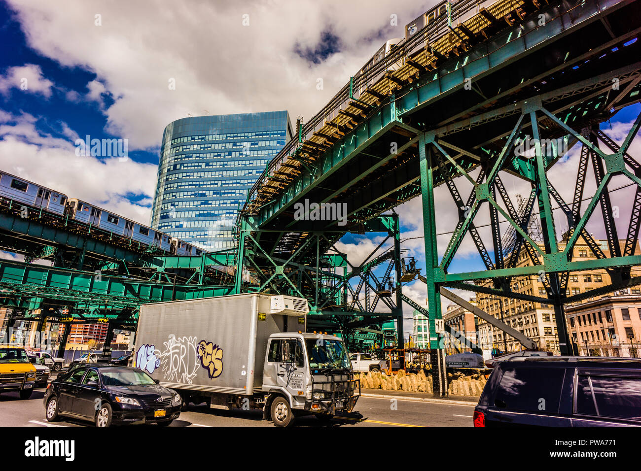 Queensboro plaza subway hi-res stock photography and images - Alamy