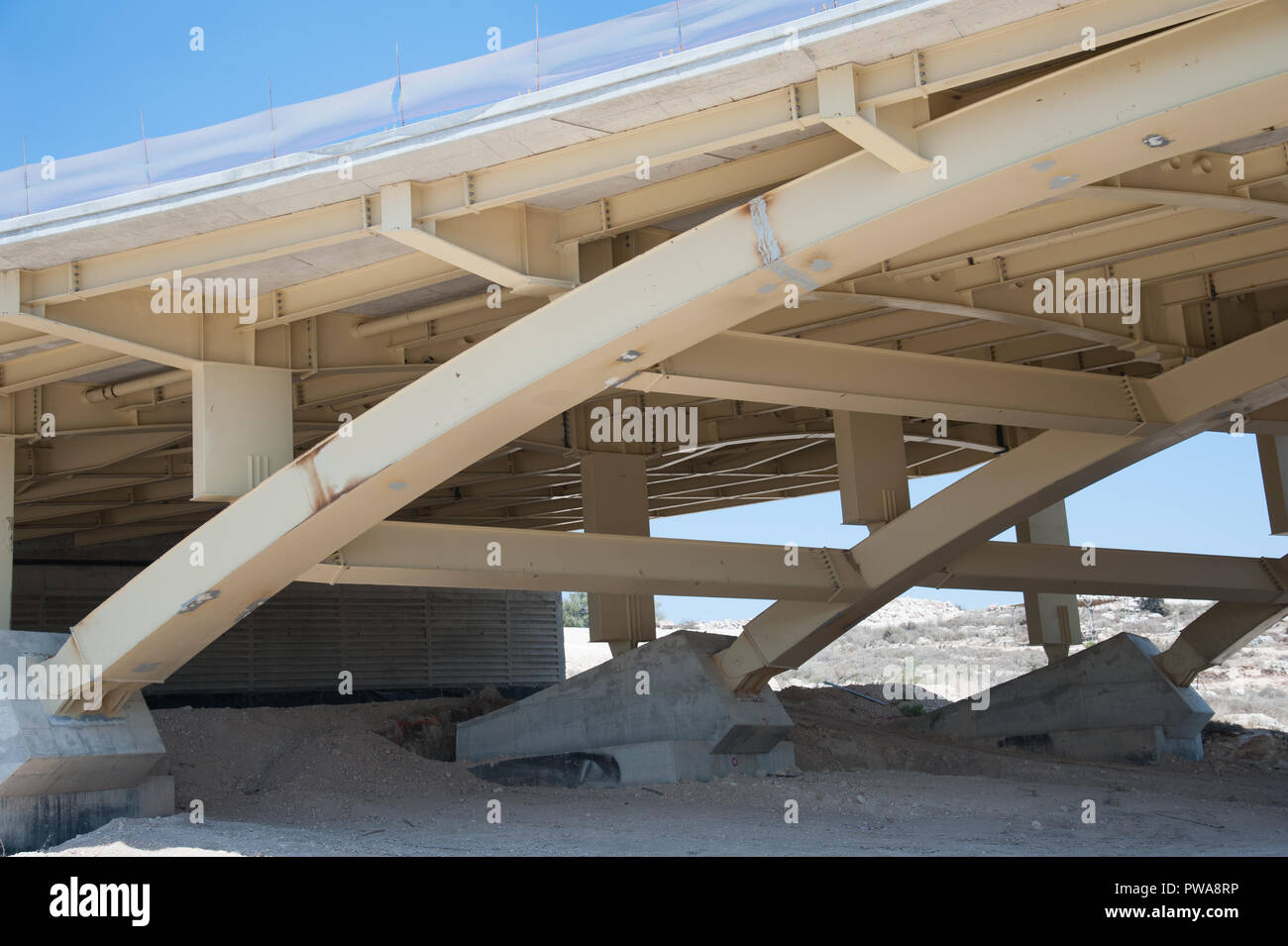 build new bridge, Modiin City, Israel Stock Photo - Alamy