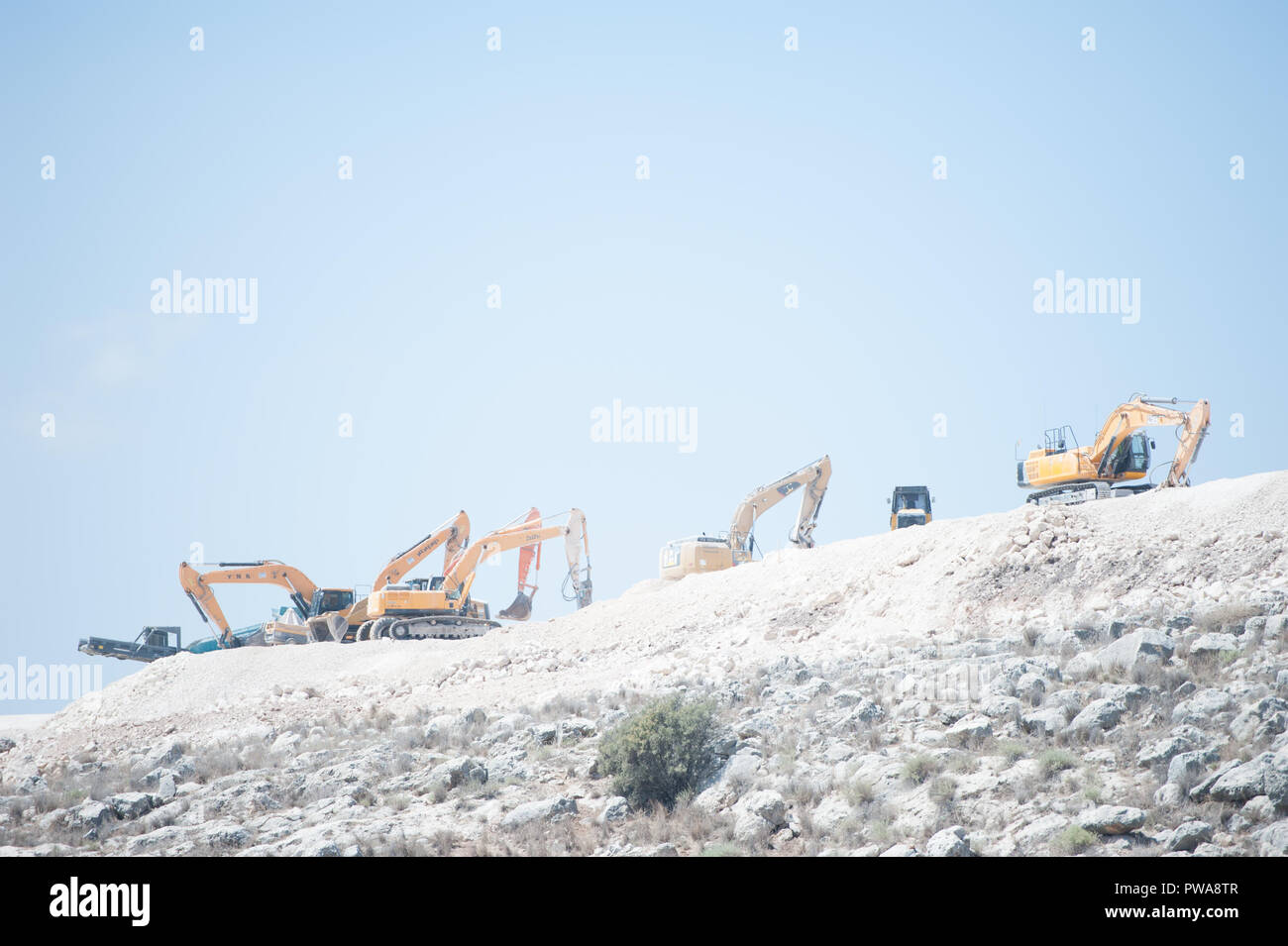 set of heavy duty vehicles, Heavy machinery, Heavy equipment Stock ...