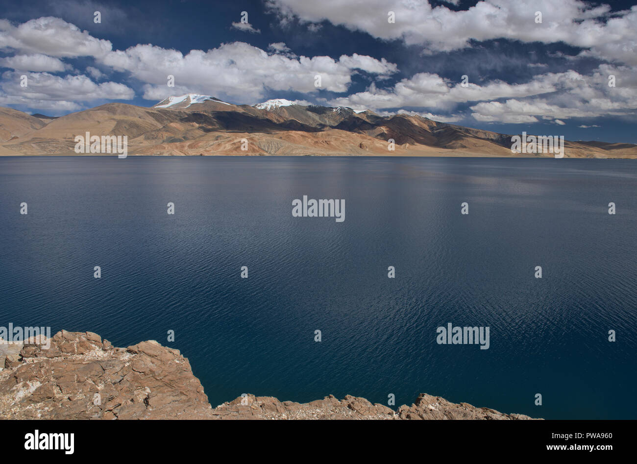 Beautiful Tso Moriri Lake, the gem of Ladakh, India Stock Photo - Alamy