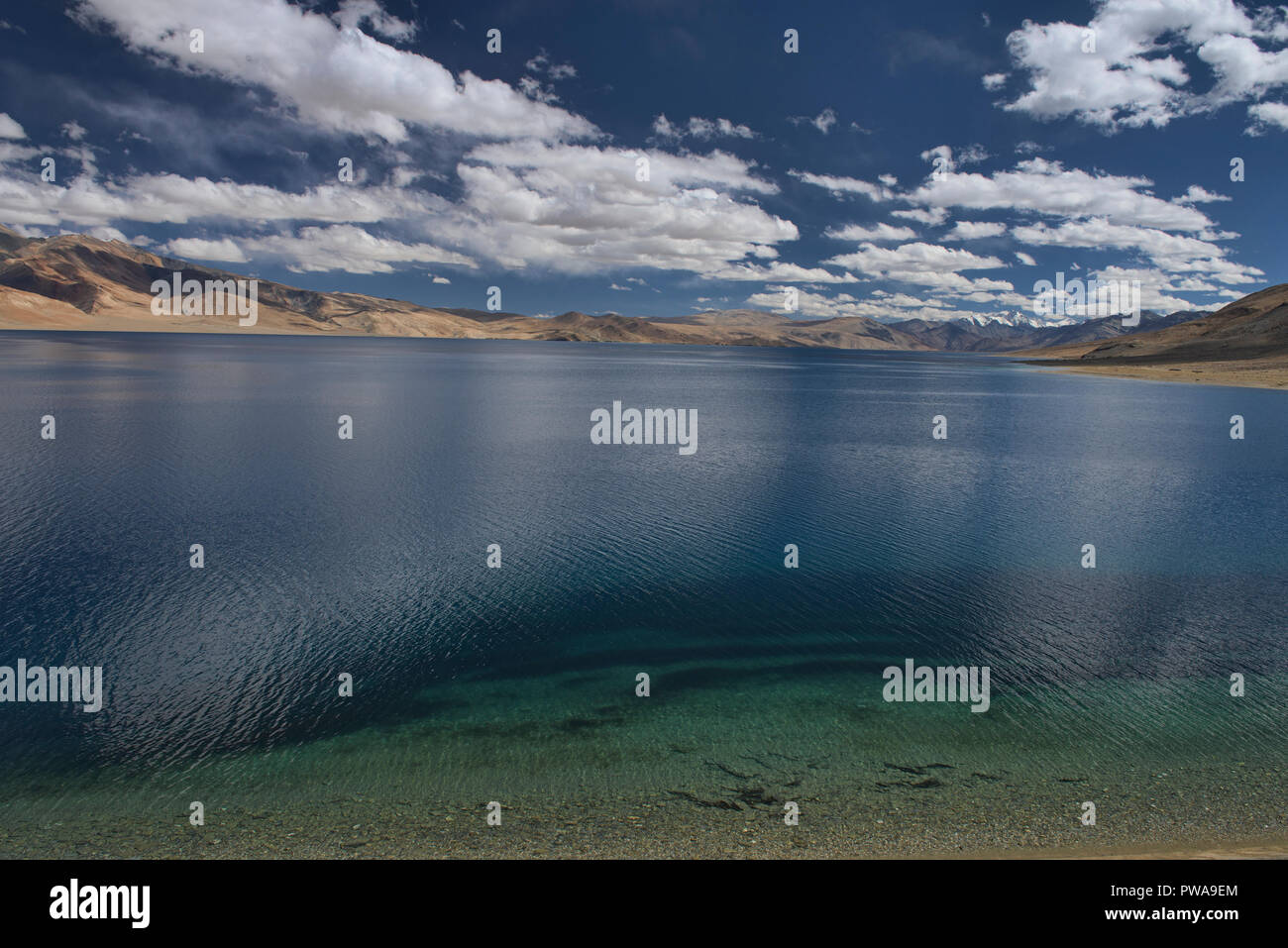 Beautiful Tso Moriri Lake, the gem of Ladakh, India Stock Photo - Alamy