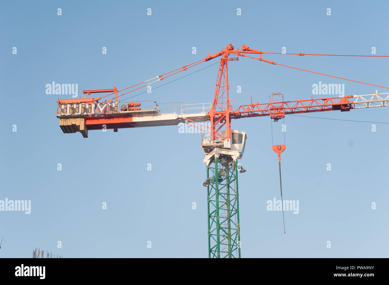 crane, movement of materials Stock Photo - Alamy