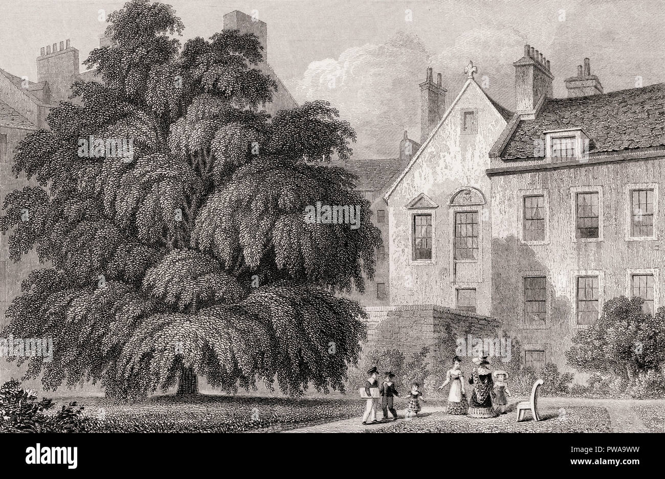 The Levee Room in Regent Murray's House, Edinburgh, Scotland, 19th ...