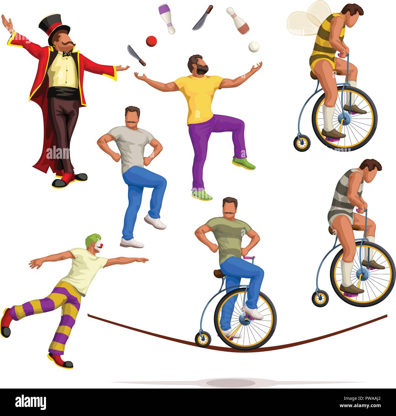 Circus ball colorful isolated Stock Vector Images - Alamy