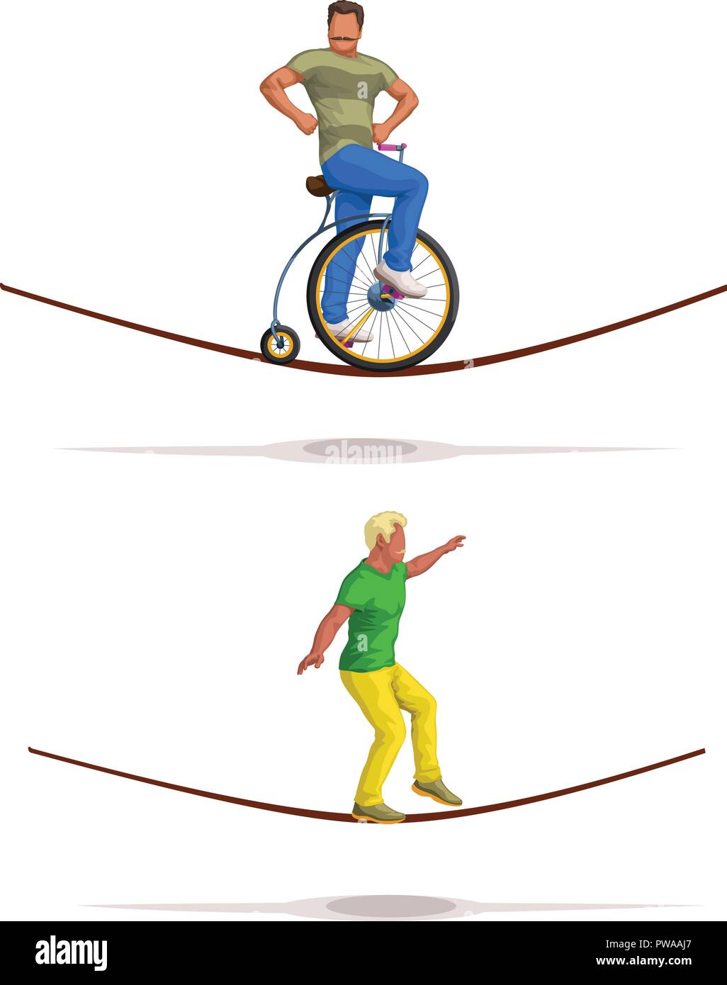 man balancer set Stock Vector Image & Art - Alamy