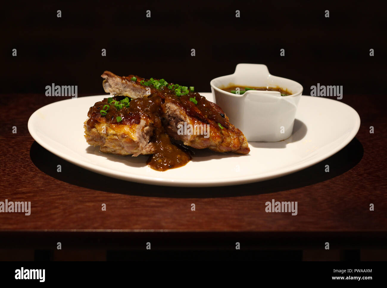 Barbie Ribs - Tasty, delicious, roasted and spicy Stock Photo - Alamy