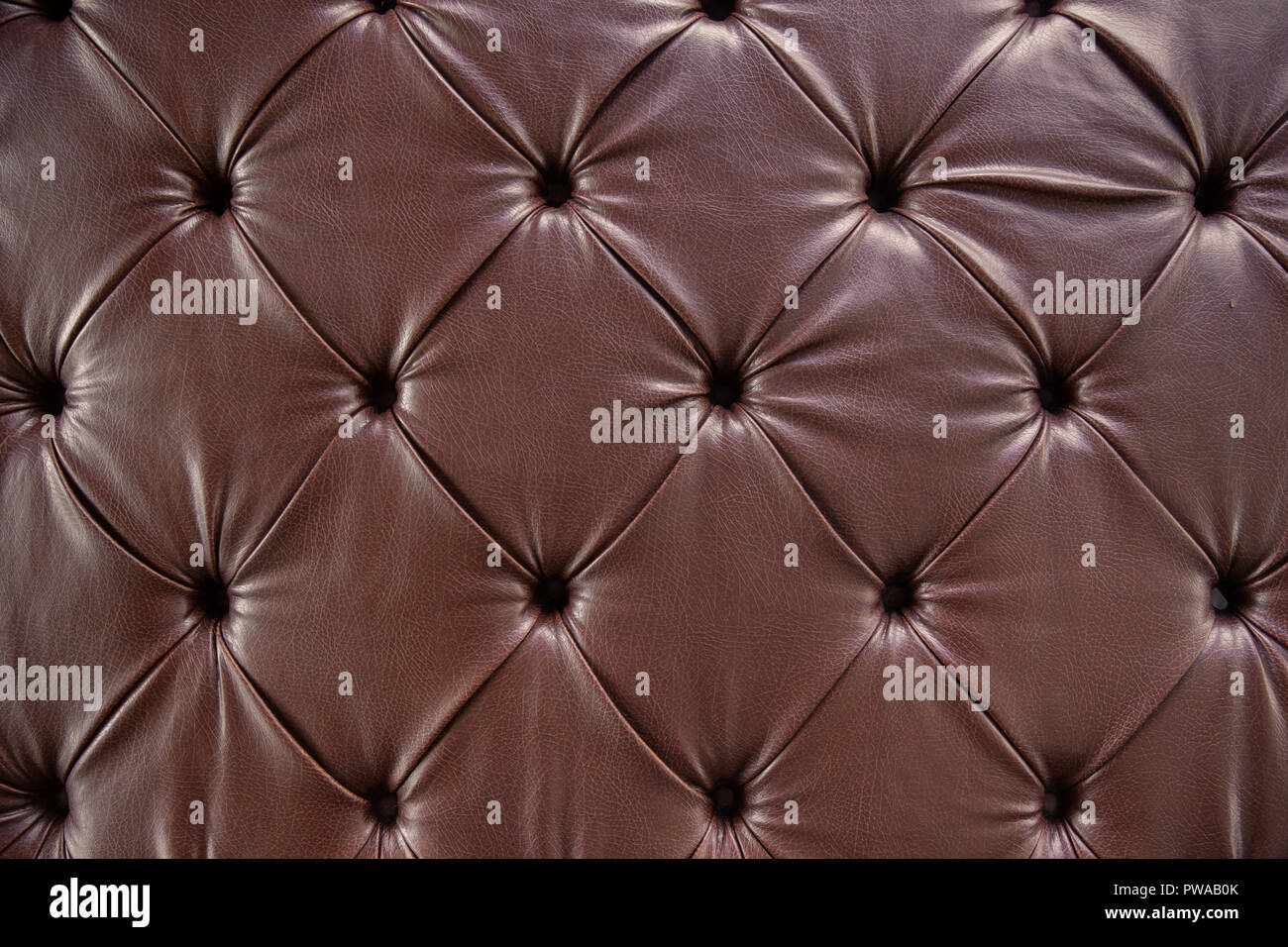 sofa brown leather cozy texture pattern for background Stock Photo - Alamy