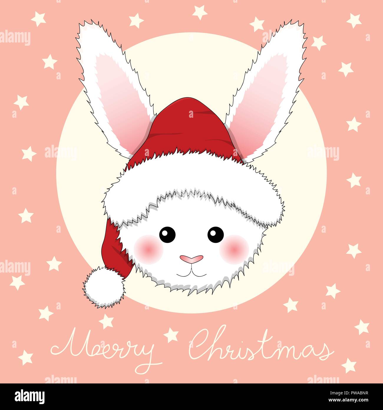 Santa easter bunny Stock Vector Images - Alamy