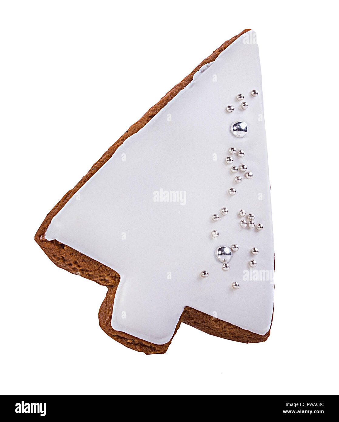 Gingerbread tree isolated on white . Christmas cookie Stock Photo - Alamy