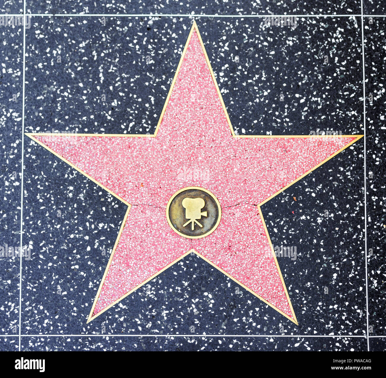 Hollywood star walk of fame tile hi-res stock photography and images ...