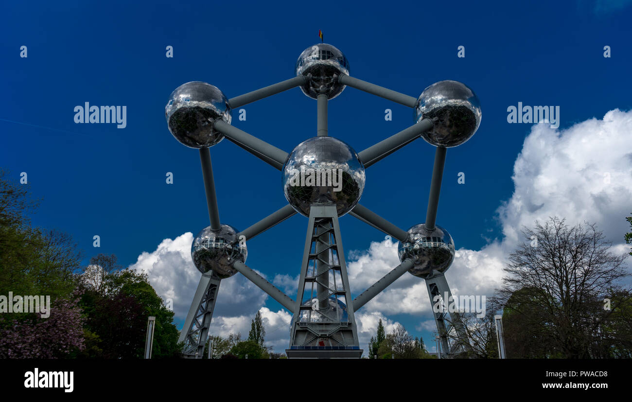 The Atomium monument at Brussels Belgium, Europe Stock Photo - Alamy