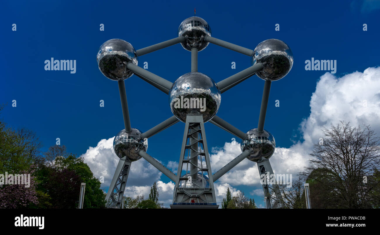 The Atomium monument at Brussels Belgium, Europe Stock Photo - Alamy