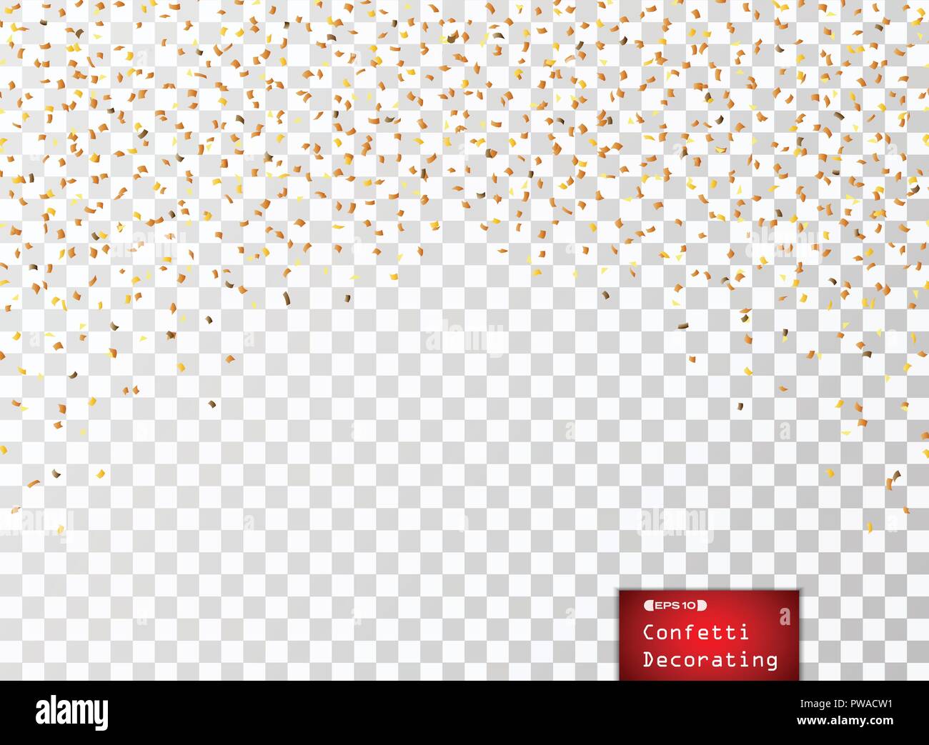Confetti vector pattern hi-res stock photography and images - Alamy