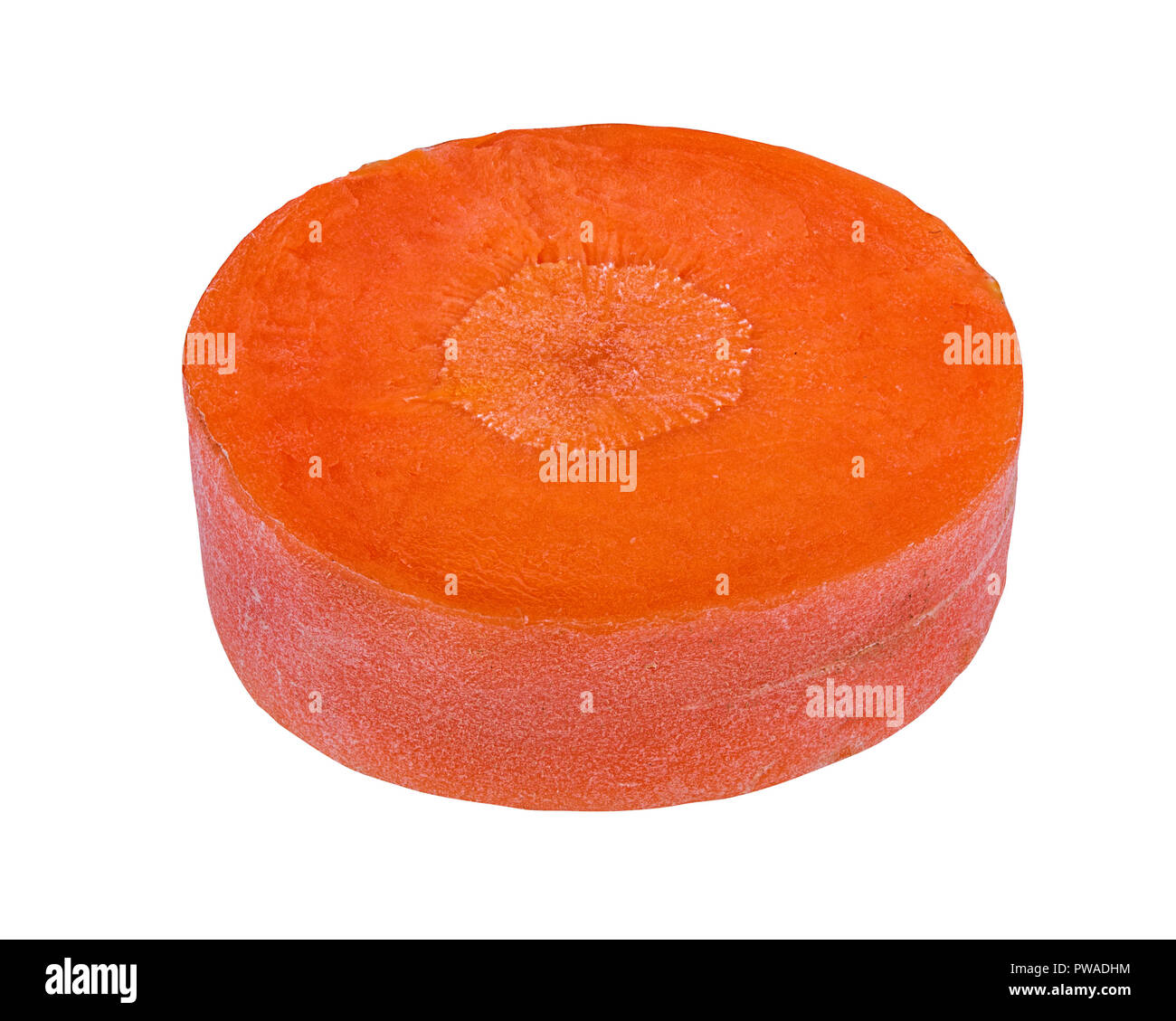 Slices healthy orange carrot Cut Out Stock Images & Pictures - Alamy