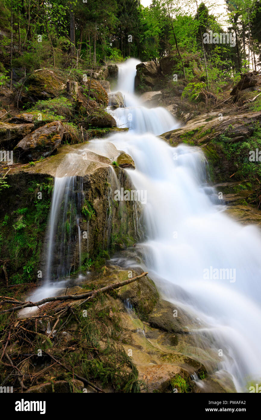 Rapid water in Flums, Switzerland Stock Photo - Alamy
