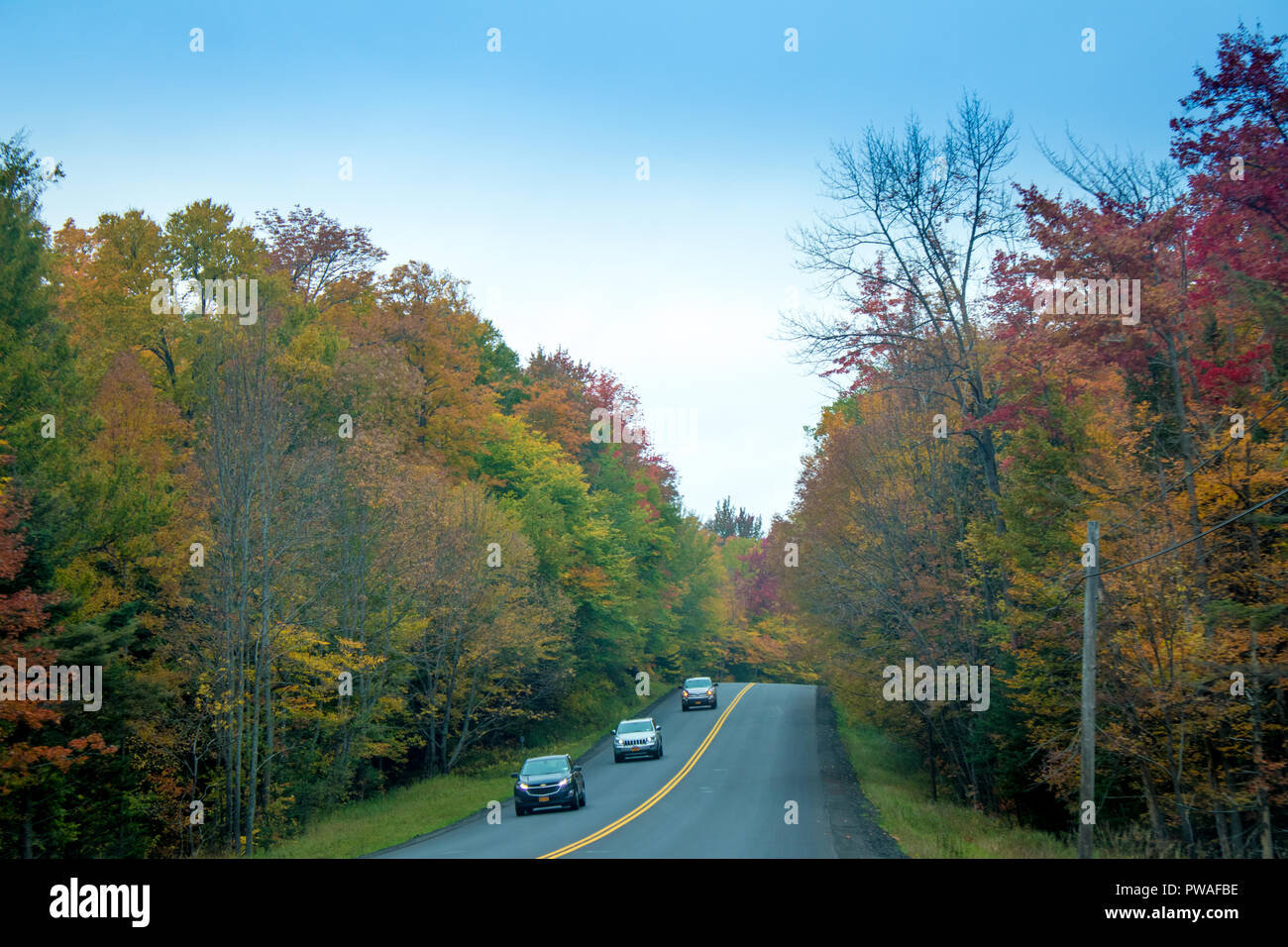 Fall colors in the adirondack park hi-res stock photography and images ...