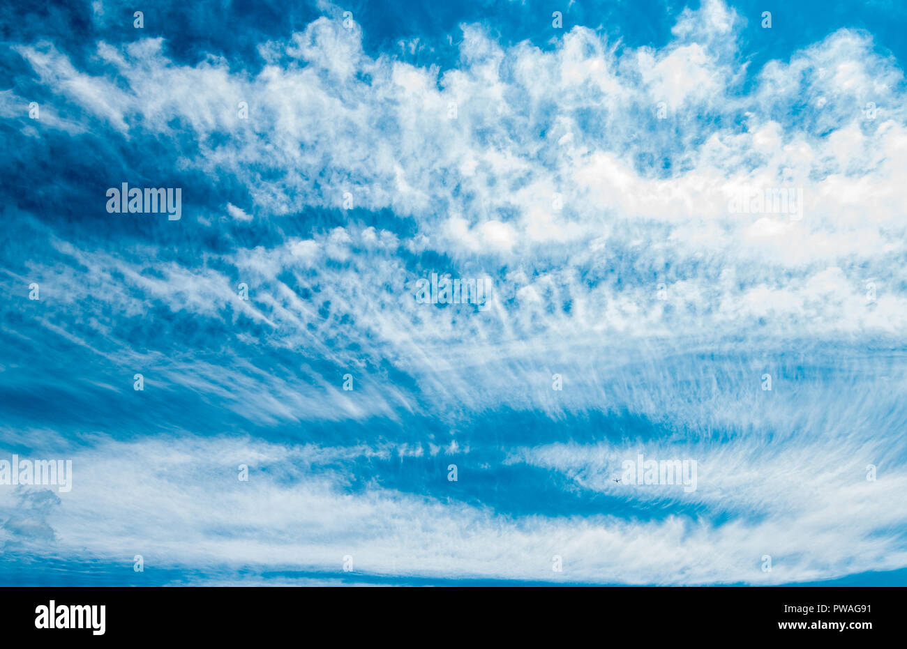 Colorful Scenic natural cloudscape background with sunny atmosphere ...