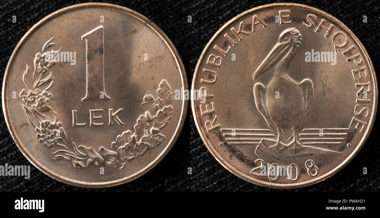 Albania coin money albanian hi-res stock photography and images - Alamy
