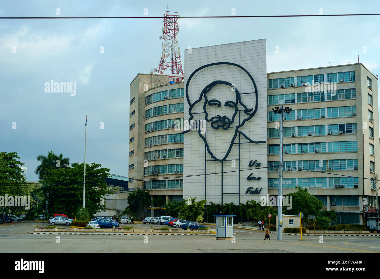Ministry of the Interior, Revolution Square, Havana, Cuba Stock Photo ...