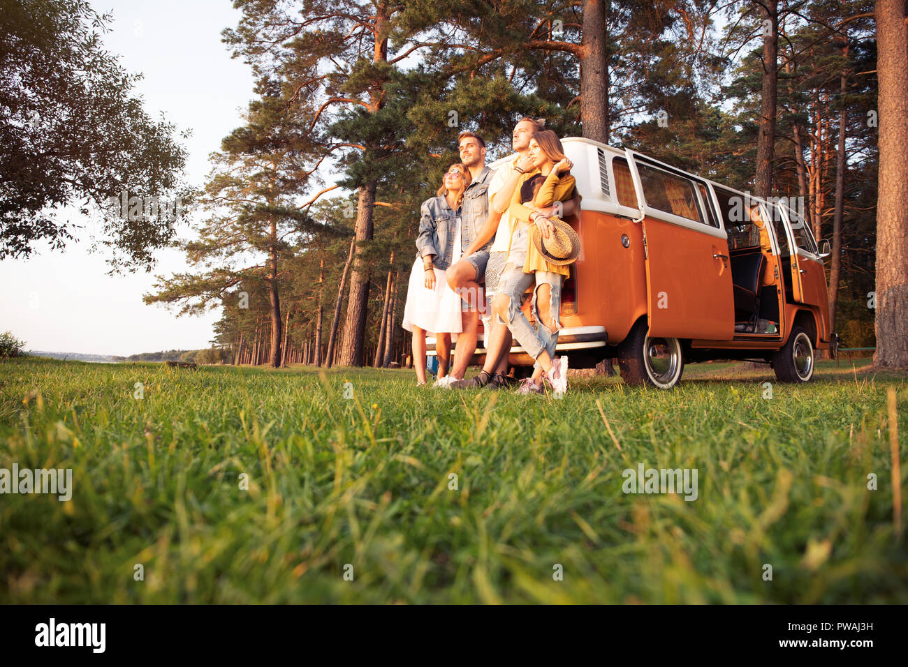 Hippie motor home hi-res stock photography and images - Alamy