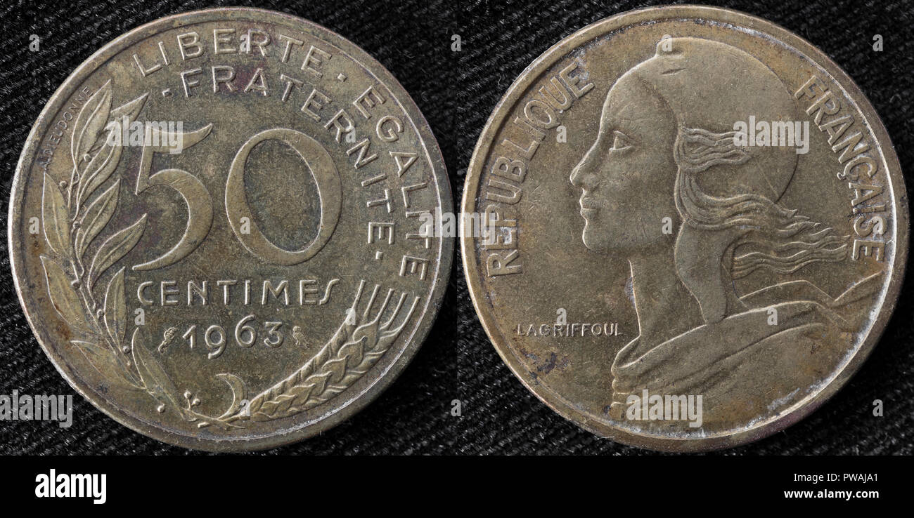 50 franc centimes hi-res stock photography and images - Alamy