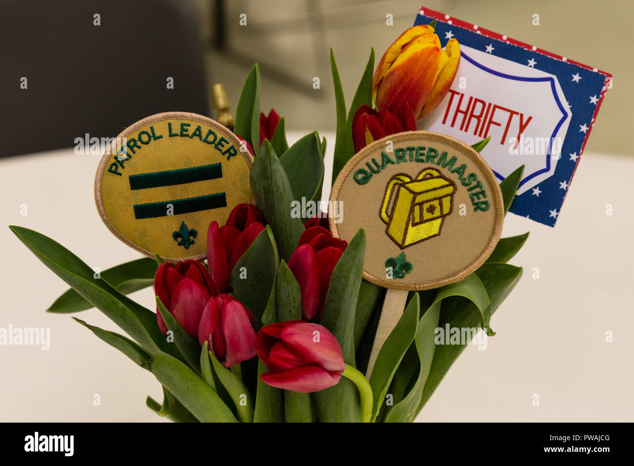 A Scout Patrol Leader and Quartermaster is Thrifty sign and patches in ...