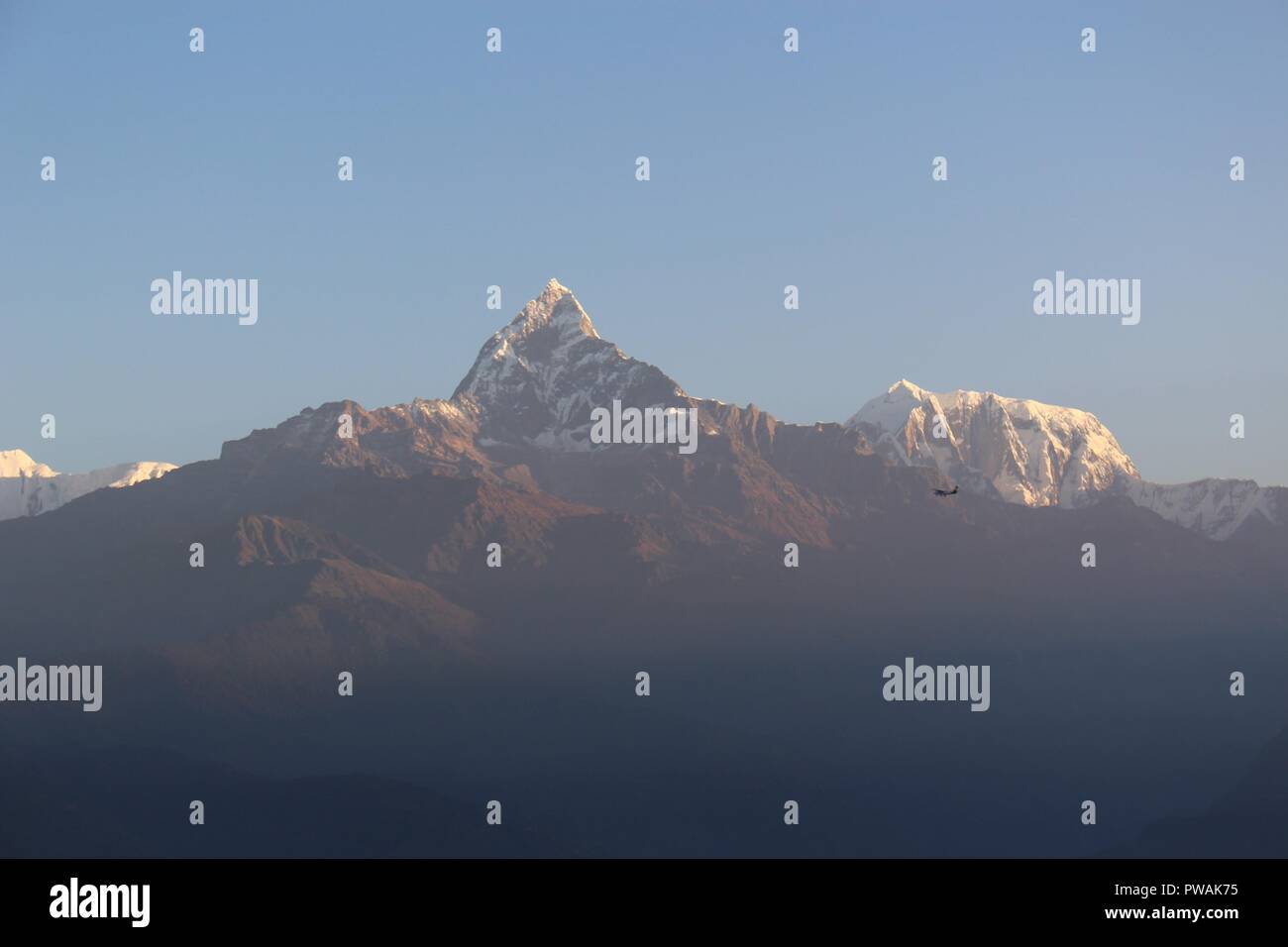 Taking this photo from Sarangkot, Nepal professionally in a very early ...