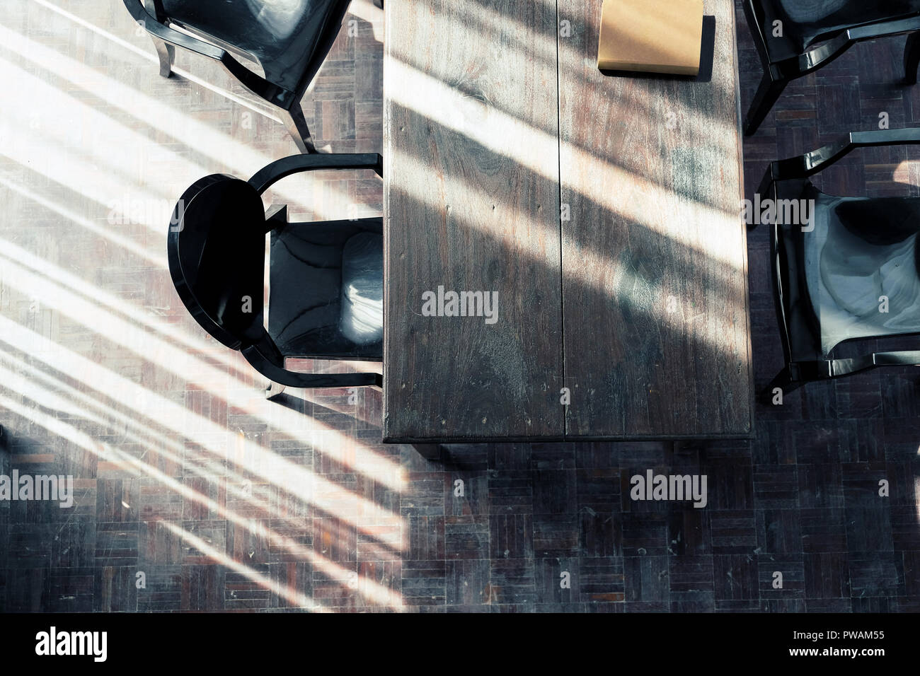 Dining Room top view Stock Photo - Alamy