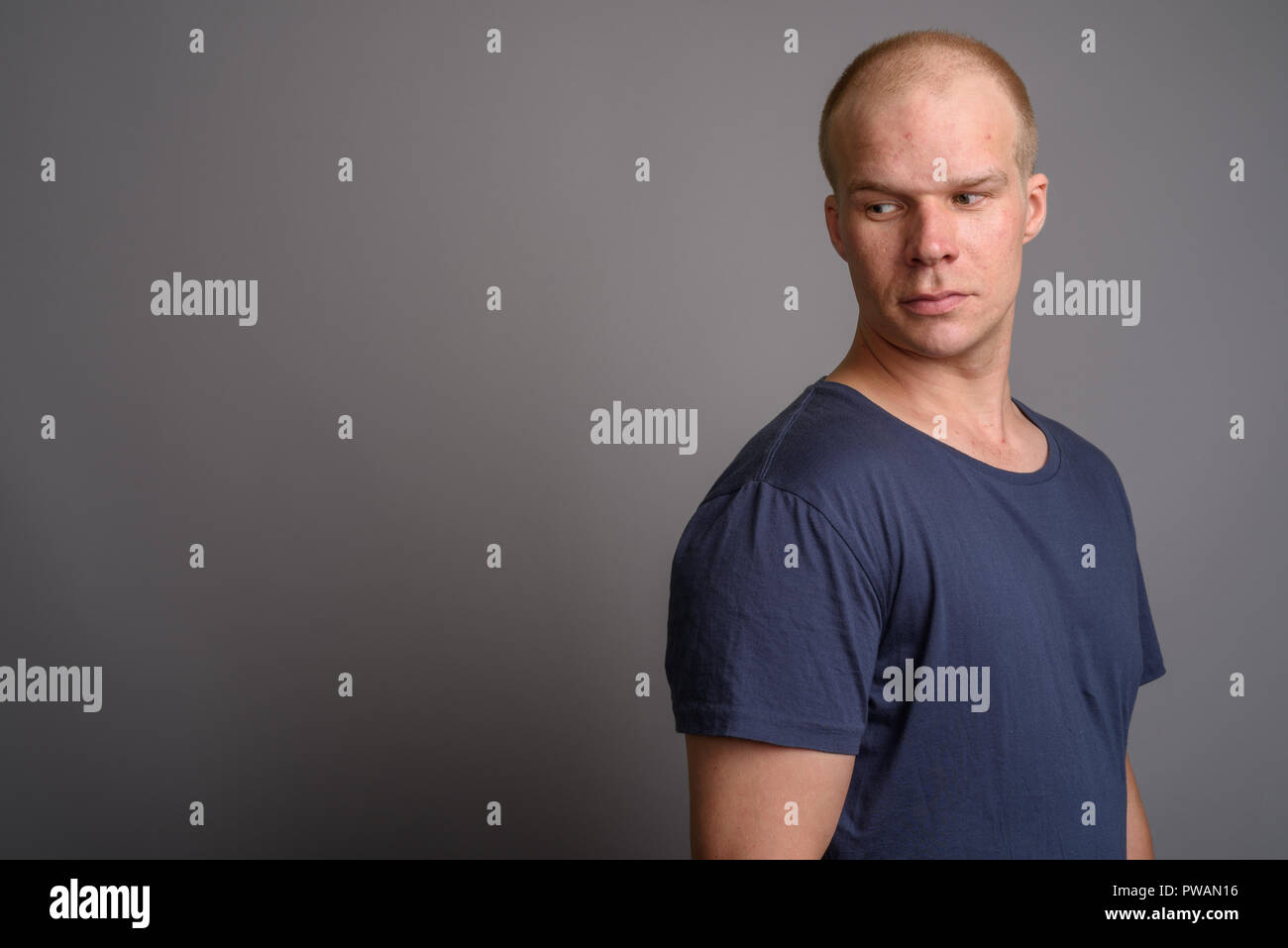 Bald man back hi-res stock photography and images - Alamy