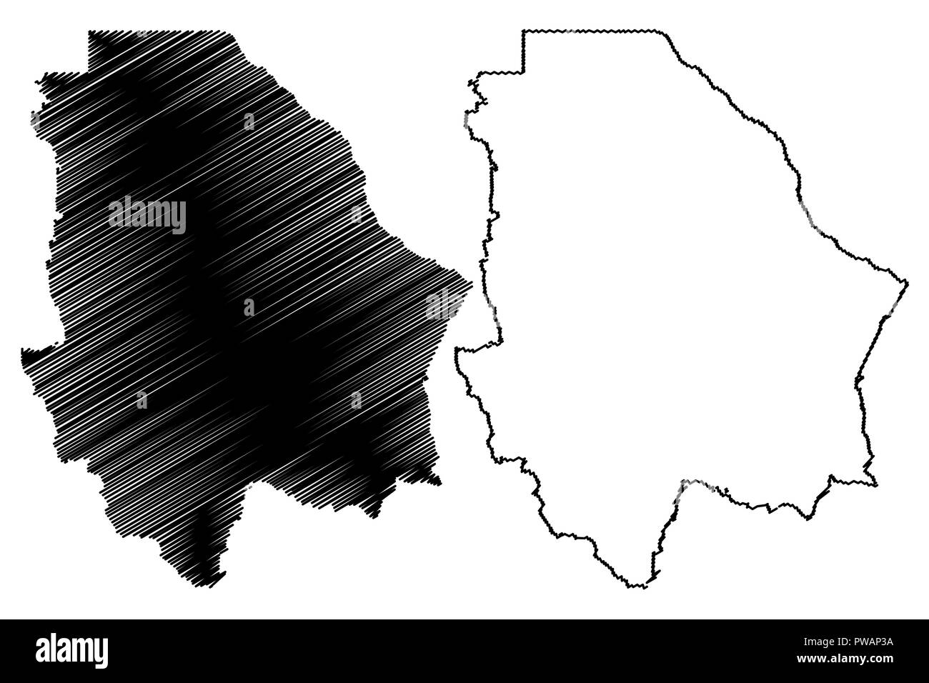 Map Of Chihuahua Mexico High Resolution Stock Photography and Images ...