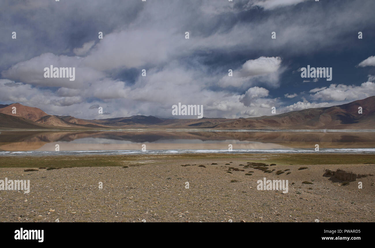 Solitude; Tso Kar Lake, Ladakh, India Stock Photo - Alamy